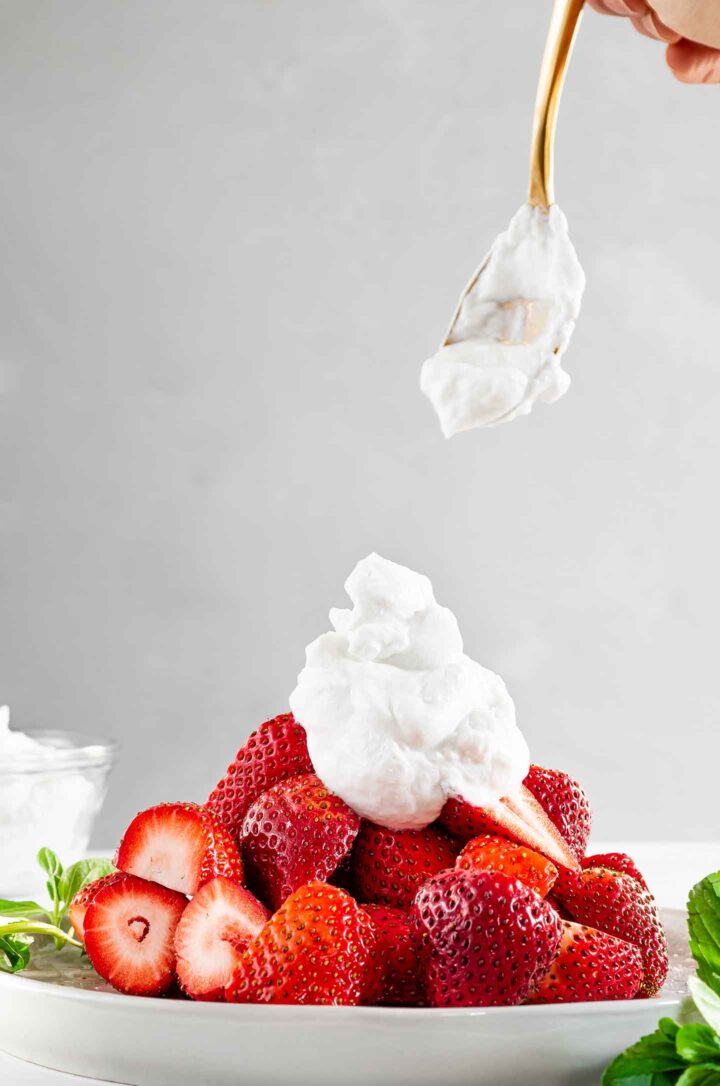 Fluffiest 5 Minute Whipped Cream In The World • Tasty Thrifty Timely