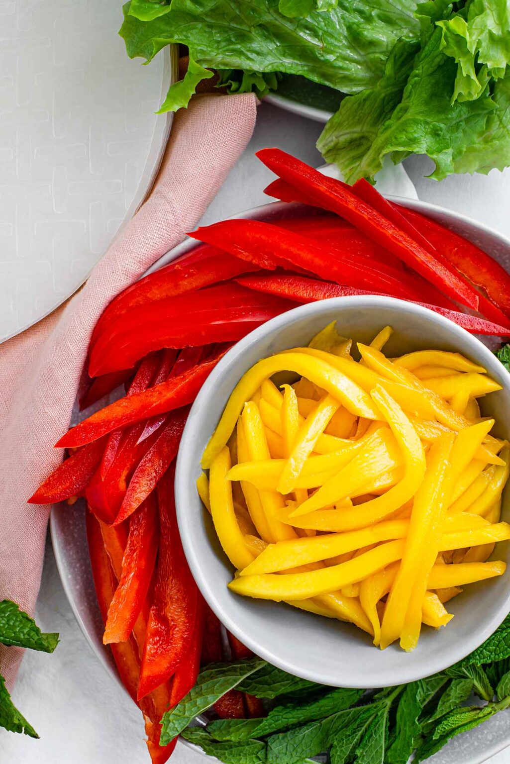 Easy Mango Fresh Rolls with Mango Chili Sauce • Tasty Thrifty Timely