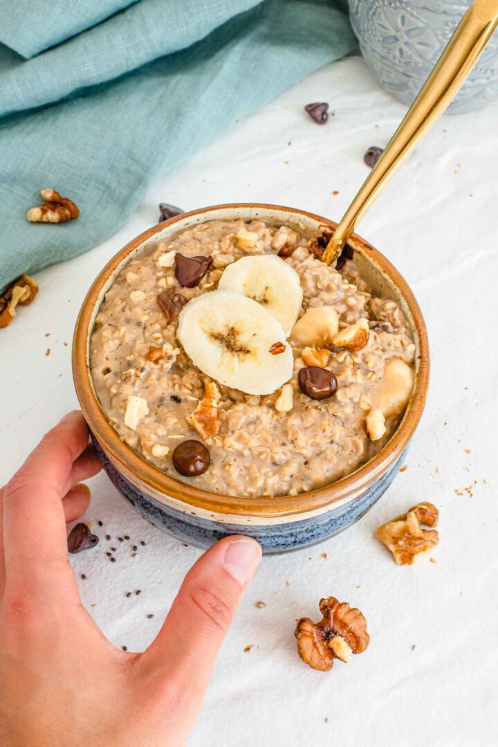 Easy Coffee Oatmeal (With Your Leftover Joe) • Tasty Thrifty Timely