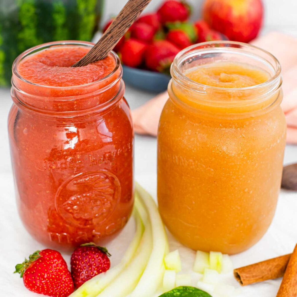 Watermelon Rind Fruit Sauce - Easy & Delicious! • Tasty Thrifty Timely
