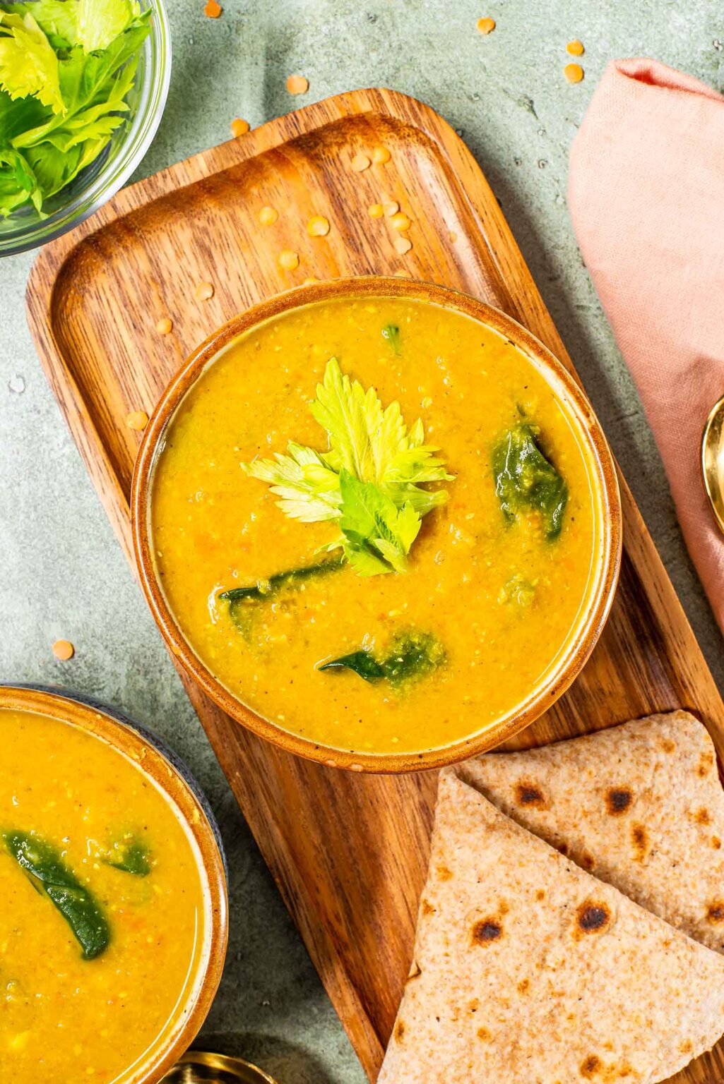 Easy Red Lentil Curried Vegetable Soup • Tasty Thrifty Timely