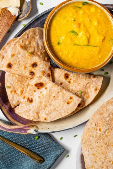 Roti Recipe - 2 Ingredient Easy Indian Flatbread • Tasty Thrifty Timely