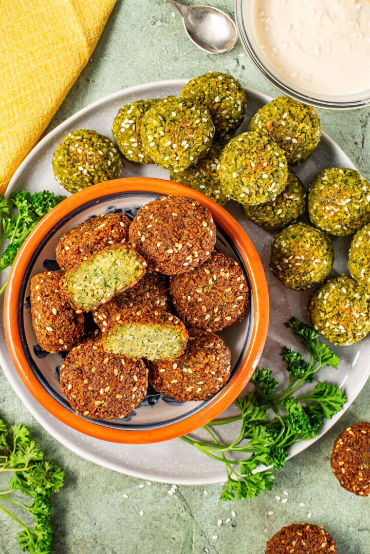 Easy Falafel Recipe - That Won't Fall Apart! • Tasty Thrifty Timely